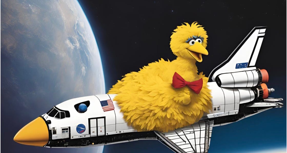 Big Bird Was Supposed to Fly on the Space Shuttle?