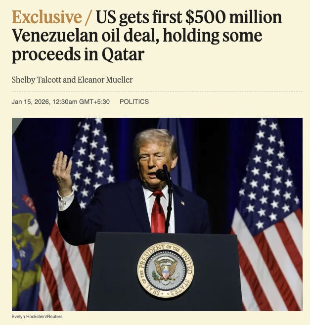 The $500M Tranche: First Payment in Washington's Venezuelan Debt ...