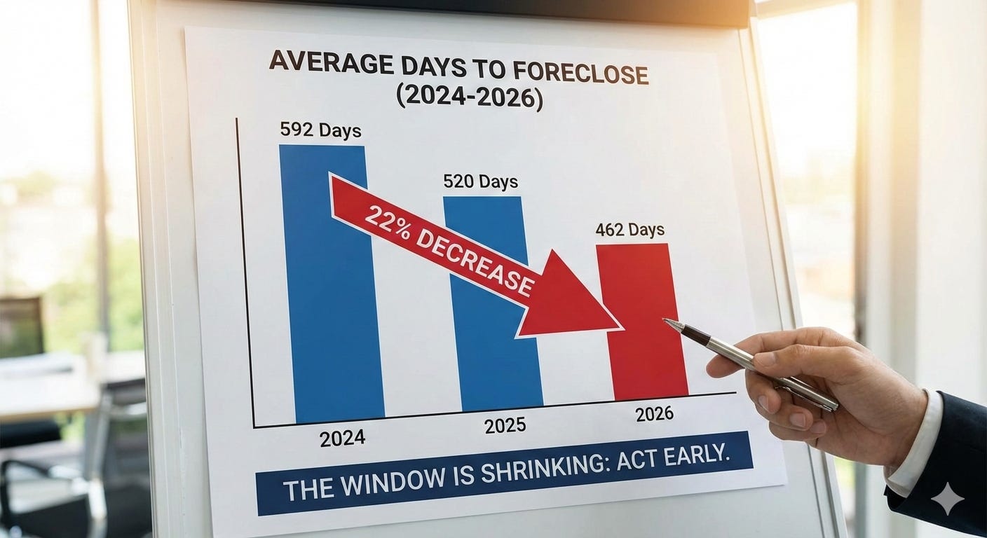 Keys, Costs, and Calendar Days: Navigating the Foreclosure Path 🔑