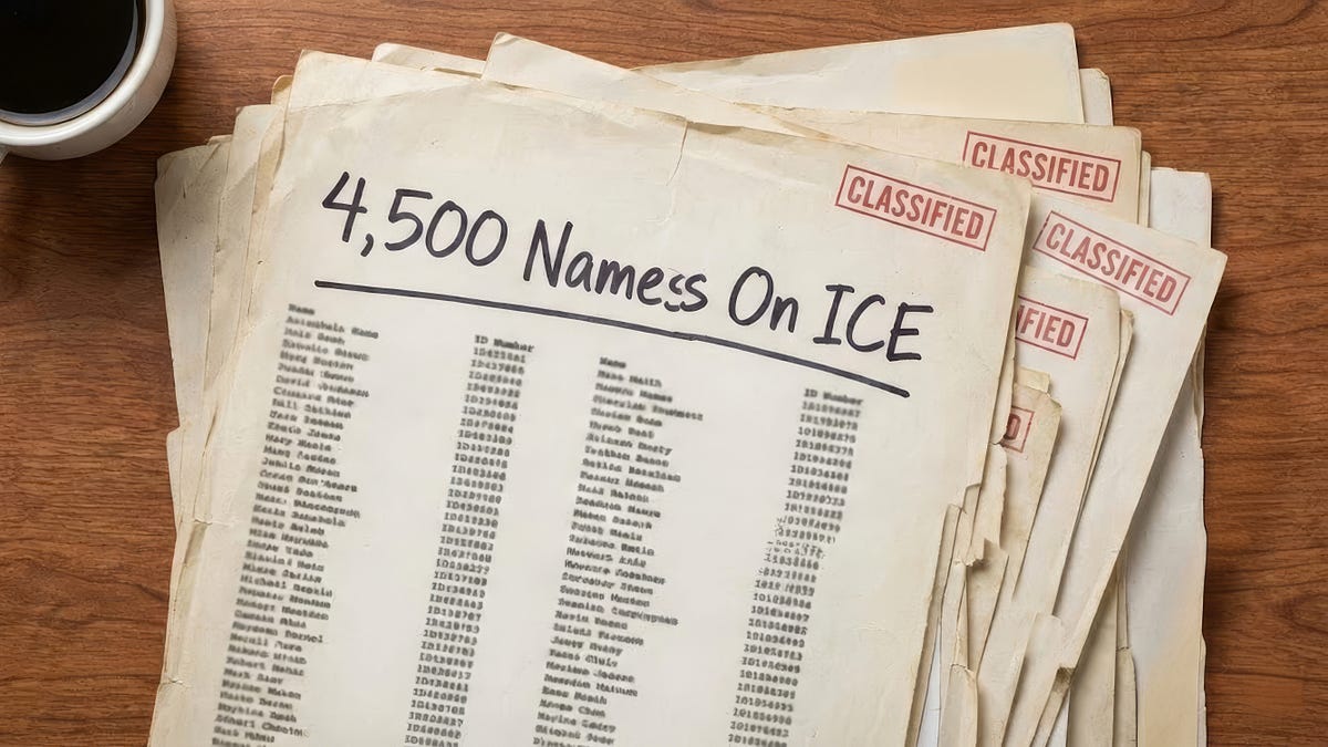 THE SHADOW POLICE UNMASKED: Whistleblower Leaks 4,500 ICE & DHS Identities