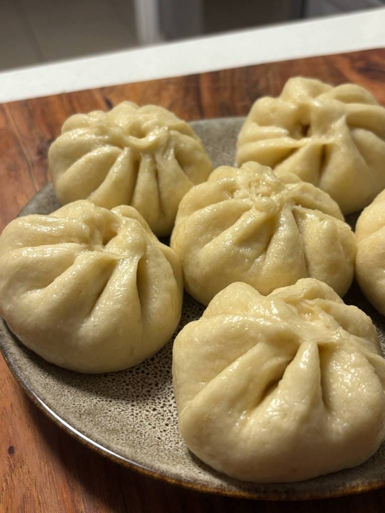 Steamed Beef Bun / Baozi (牛肉包子) - by Celine Leung