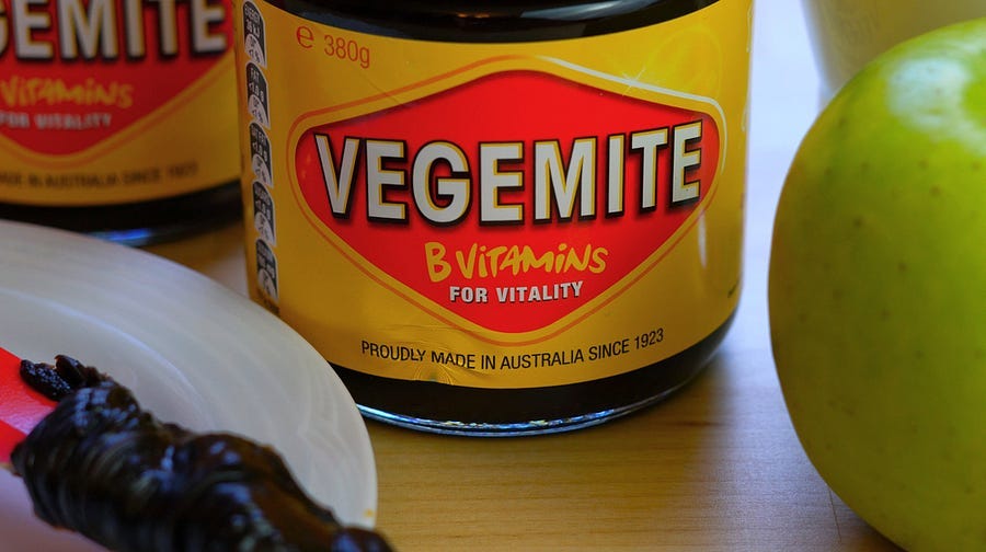 VEGEMITE, A Uniquely Australian Treat - by Daniel Ganninger