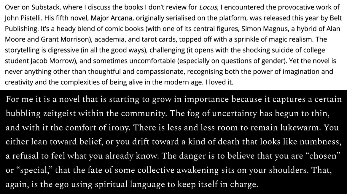 Weekly Readings #210 (02/09/26-02/15/26) - by John Pistelli