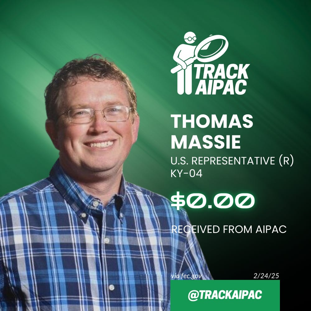 Thomas Massie: The "Anti-AIPAC", Populist, Libertarian Freemason And ...