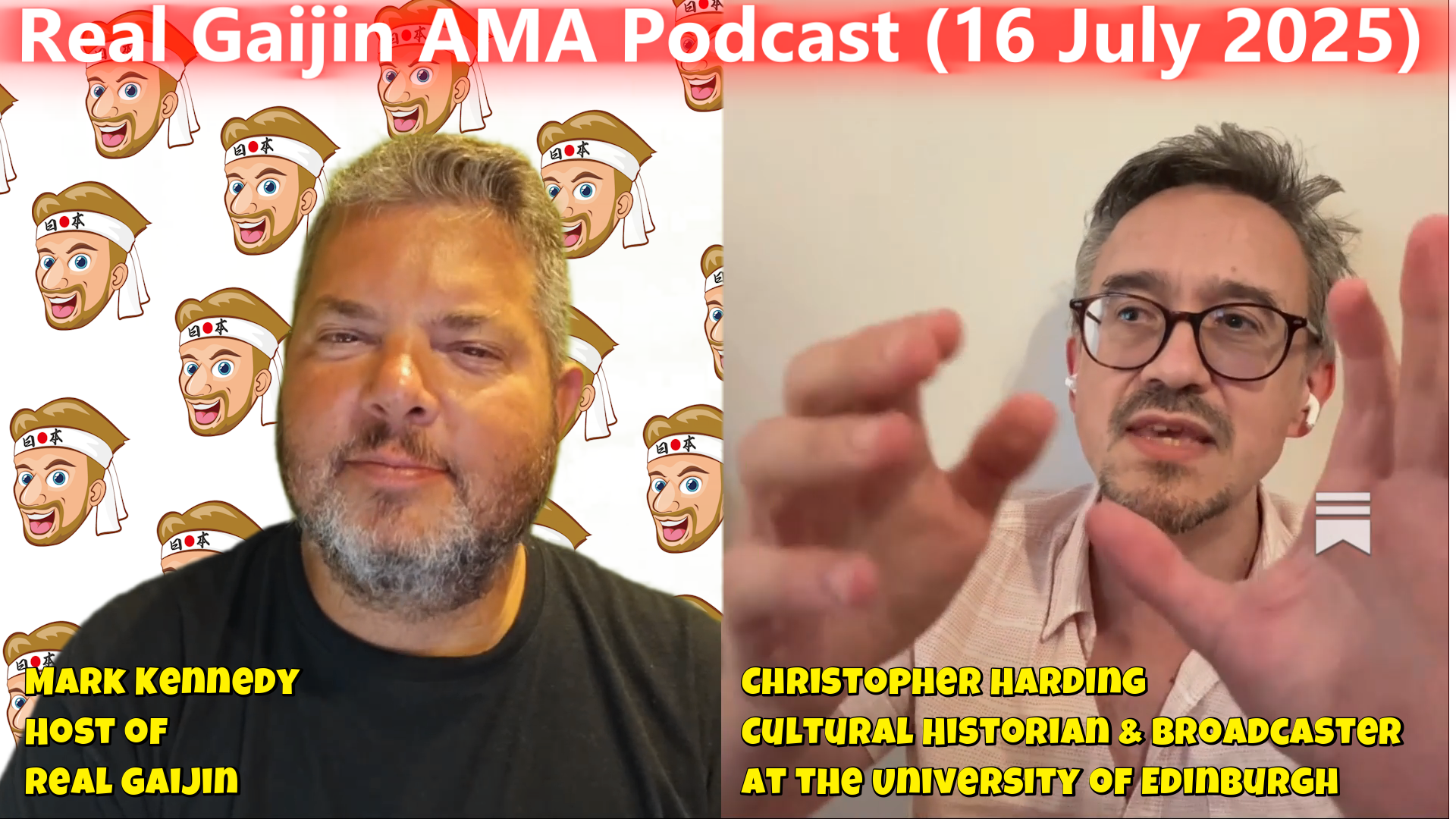 AMA Podcast (S-01, E-11) with Christopher Harding, Cultural Historian ...