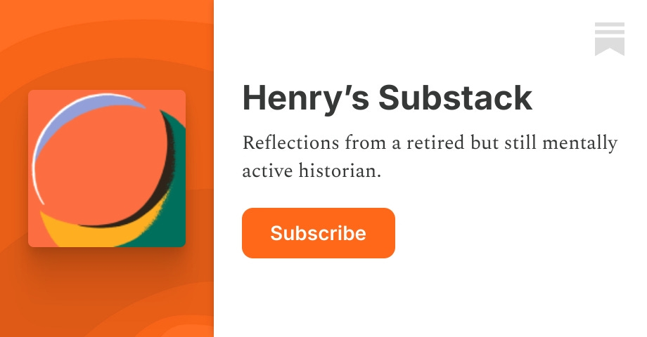 Henry’s Substack | Henry J Sage | Substack