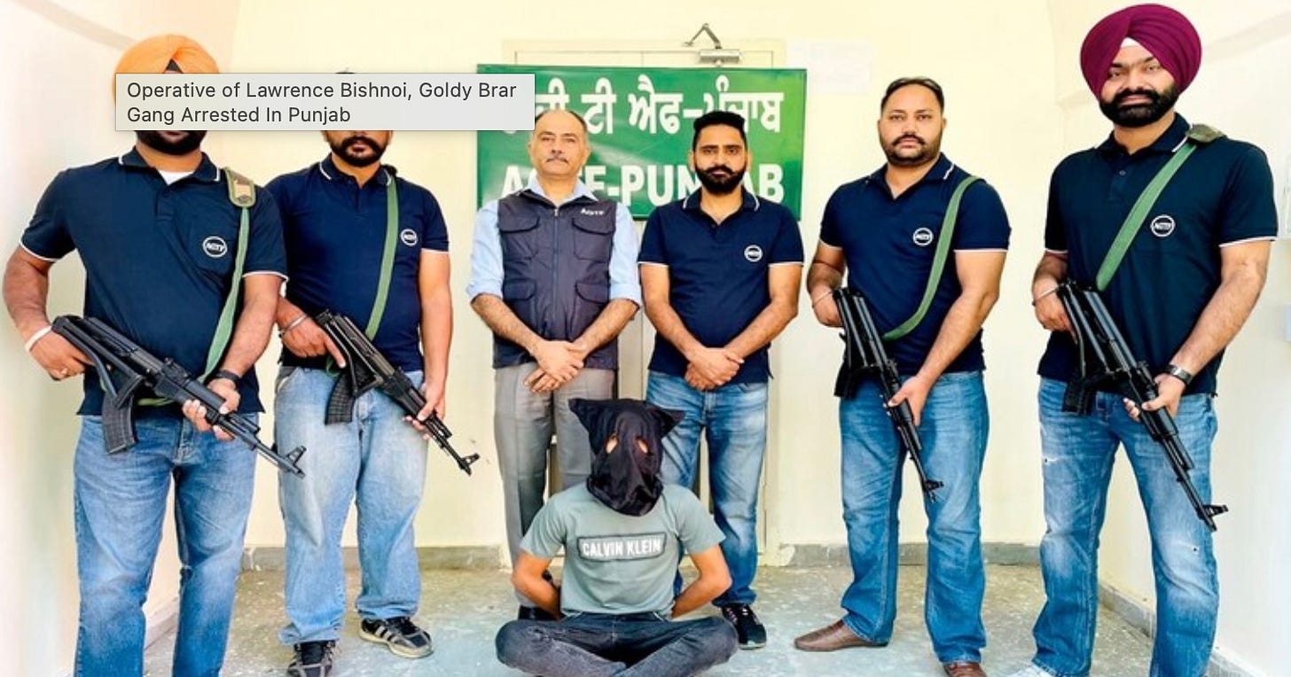 The Lawrence Bishnoi Gang - India’s Organised Crime and Terrorist Nexus