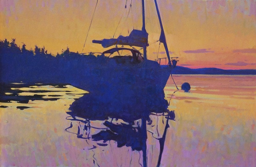 Colin Page, painter - by Amy Allen - Palate & Palette