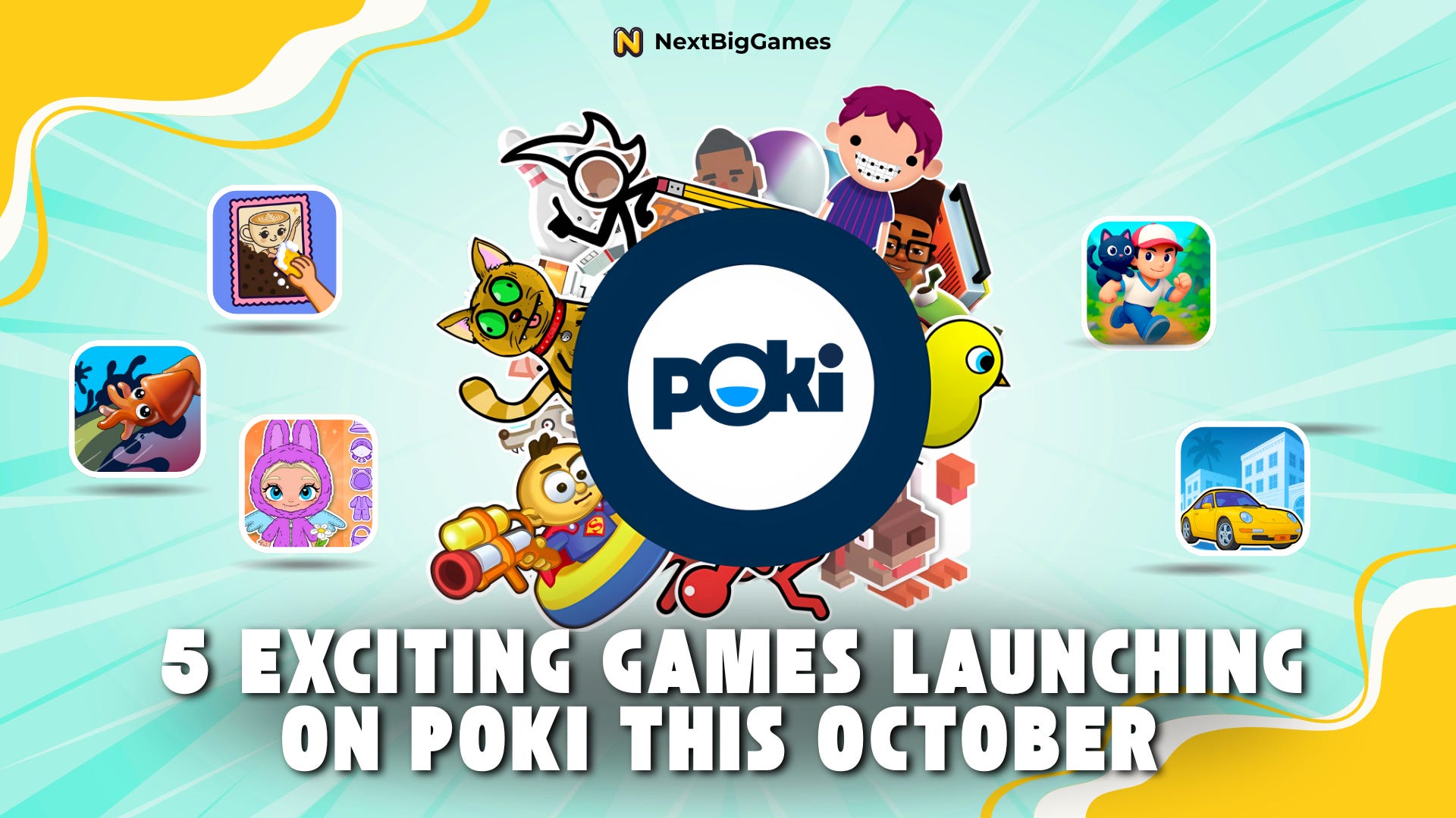 5 Exciting New Games Launching on Poki This October