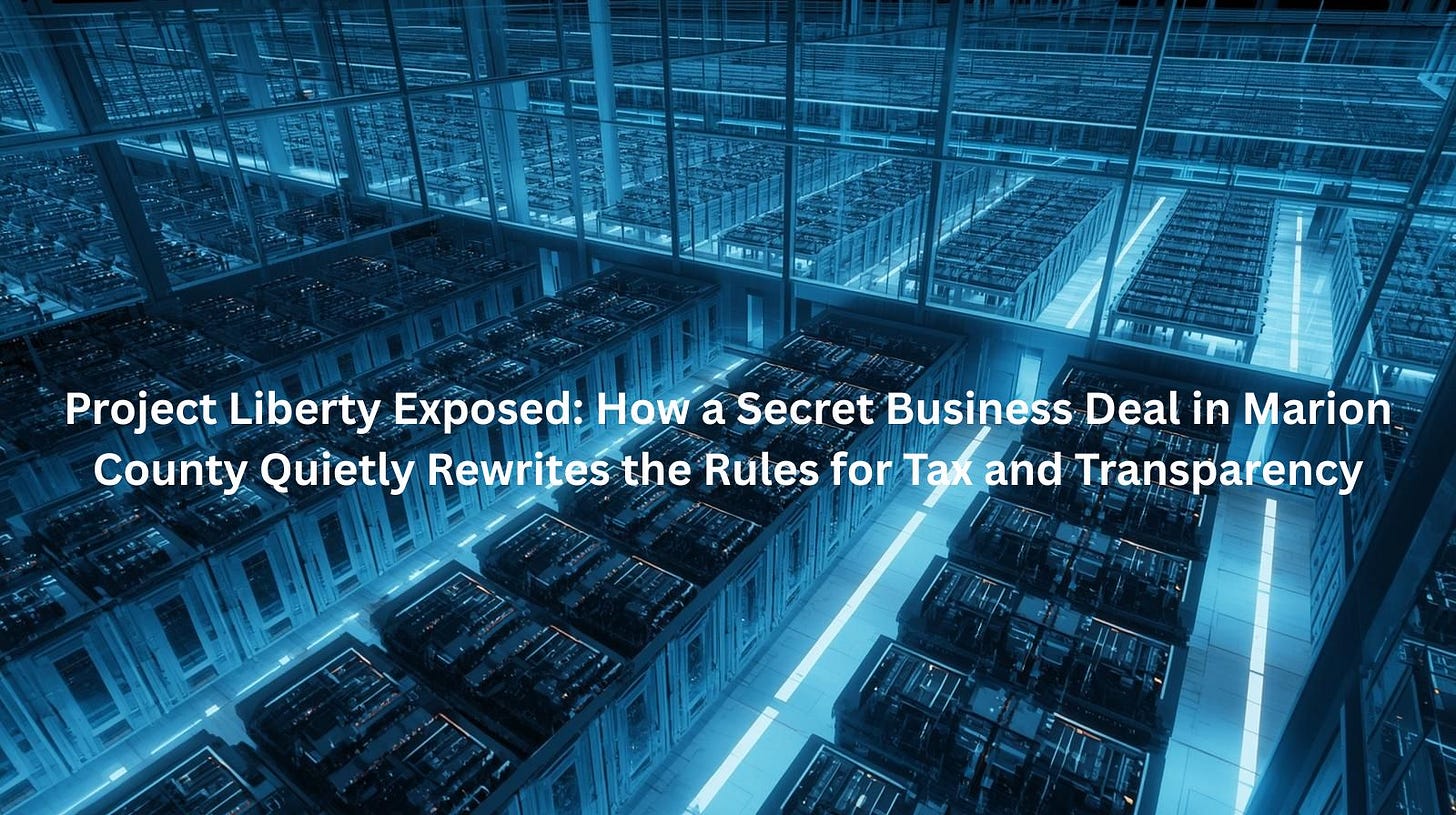 Project Liberty Exposed: How a Secret Business Deal in Marion County ...