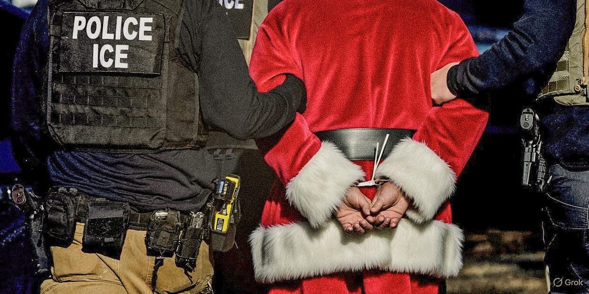 BREAKING: Santa Claus Detained by ICE Outside Children’s Hospital