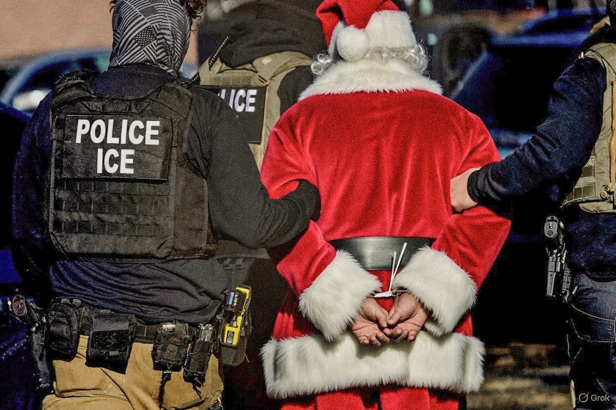 BREAKING: Santa Claus Detained by ICE Outside Children’s Hospital