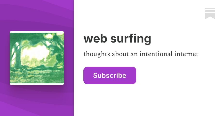 web surfing | connie | Substack