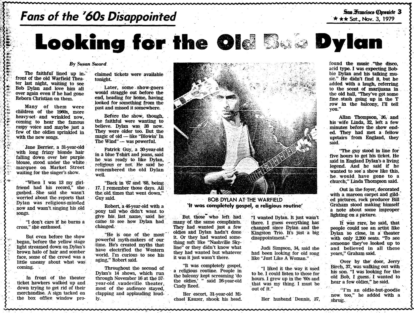 "Born-Again Bob Gets Booed" - by Ray Padgett
