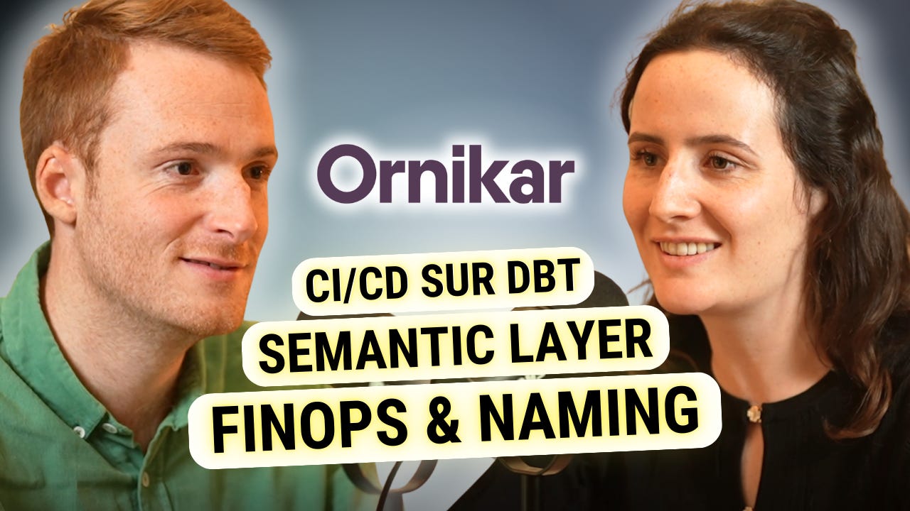 Ornikar : Structurer une approche Analytics Engineering (CI/CD, FinOps ...