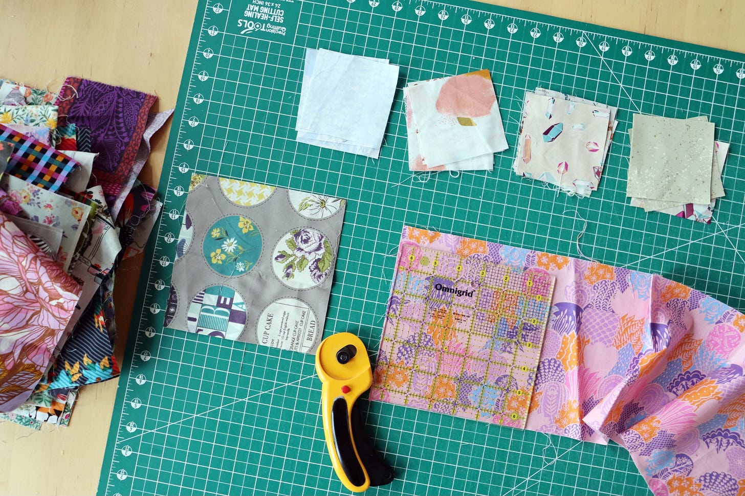 Hugs + Kisses quilt blocks - by Rachel LaBour