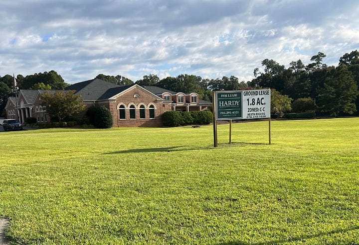 LGE exiting Martha Berry office; GP credit union on the way. Academy ...