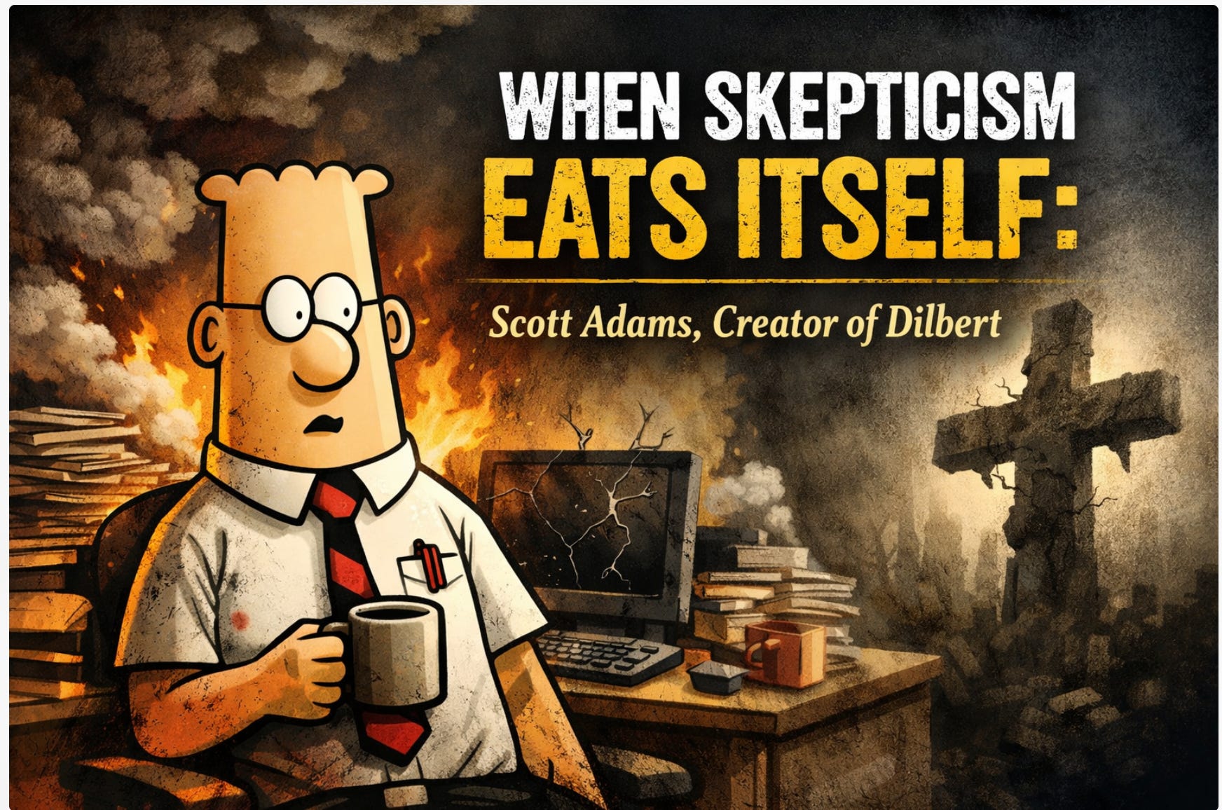When Skepticism Eats Itself: Scott Adams, Creator of Dilbert