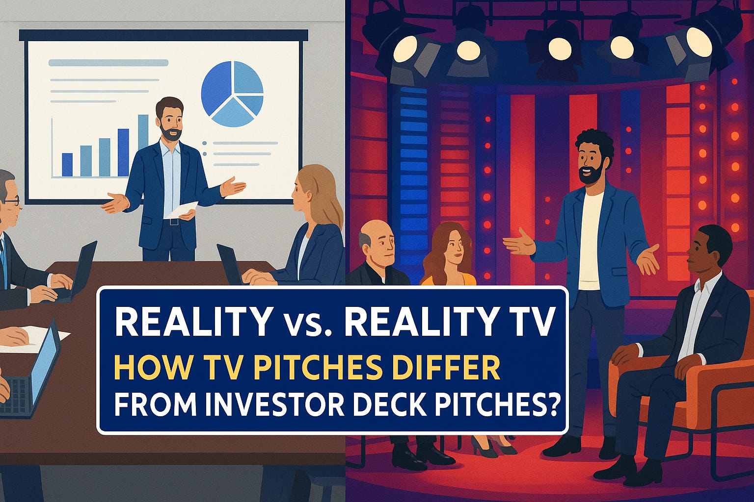Reality vs. Reality TV: How TV Pitches Differ from Investor Deck Pitches?