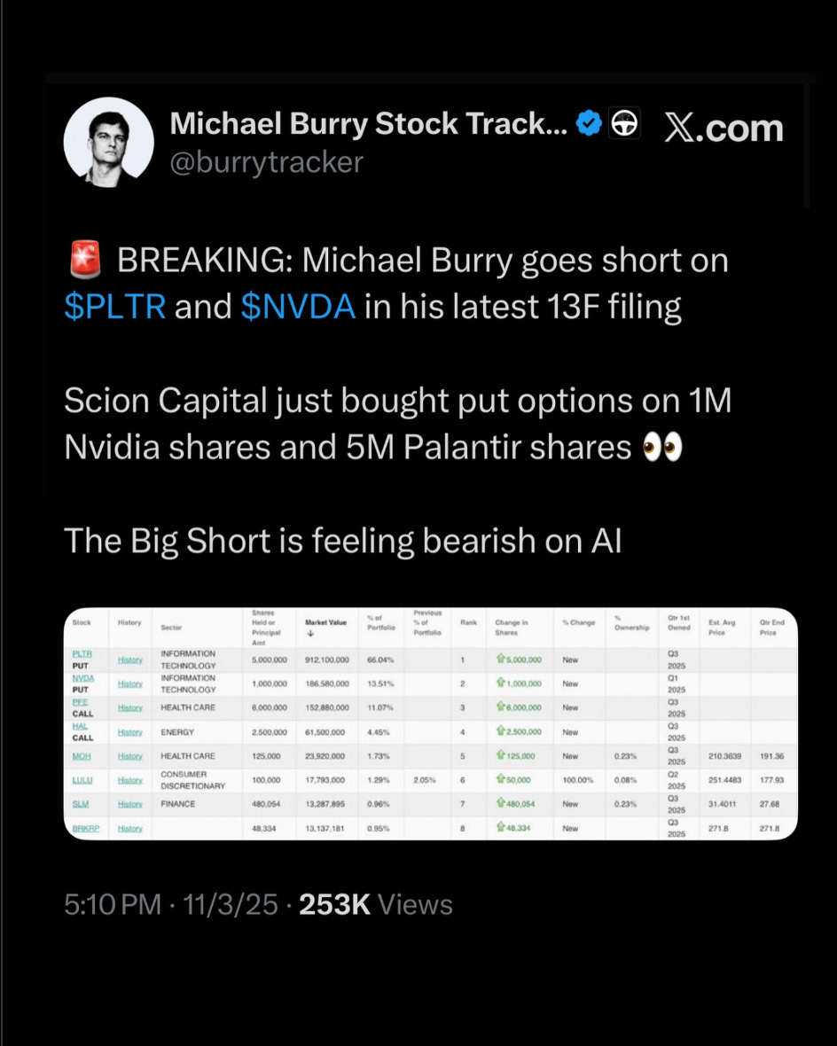 Why Michael Burry is Betting against Nvidia And What it means For You