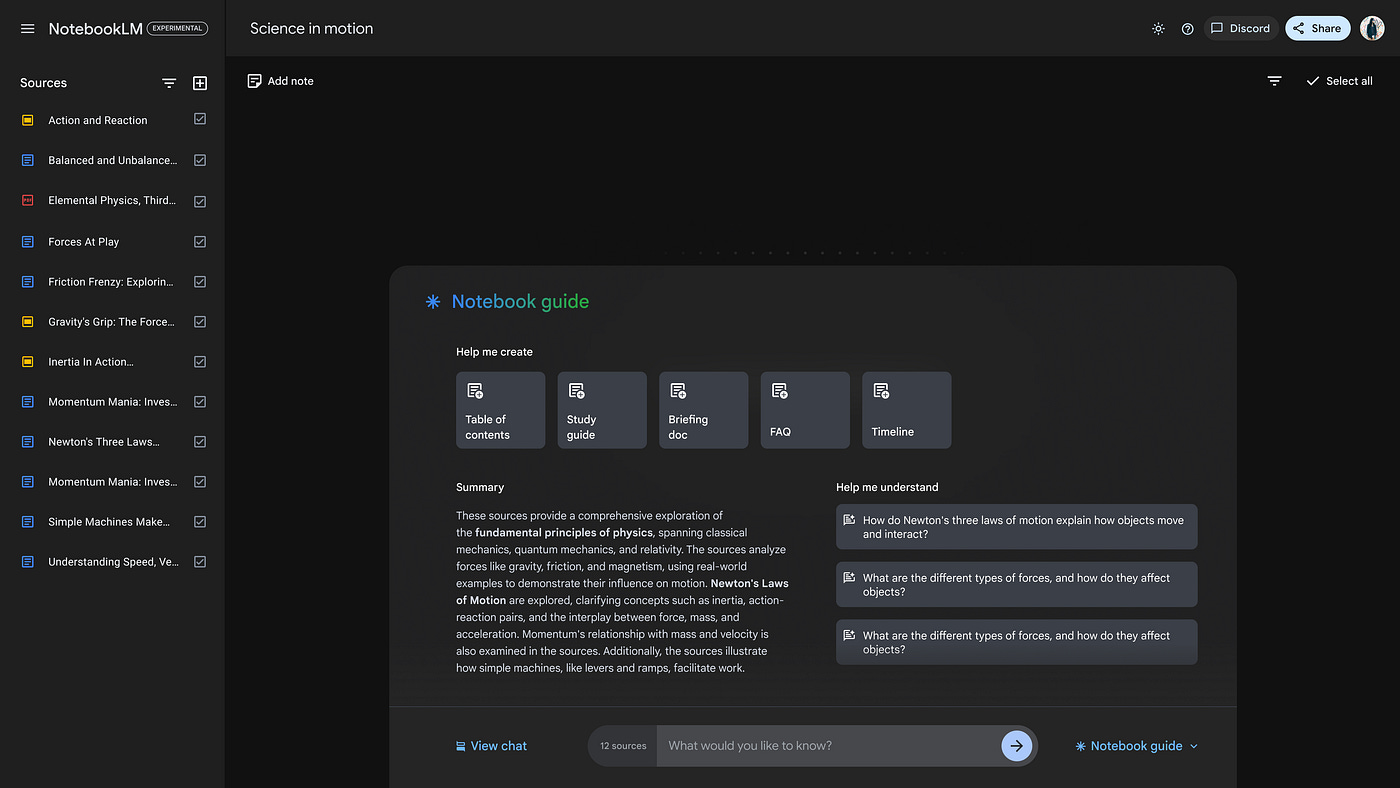 Google Releases NotebookLM: A New AI-Powered Note-Taking App
