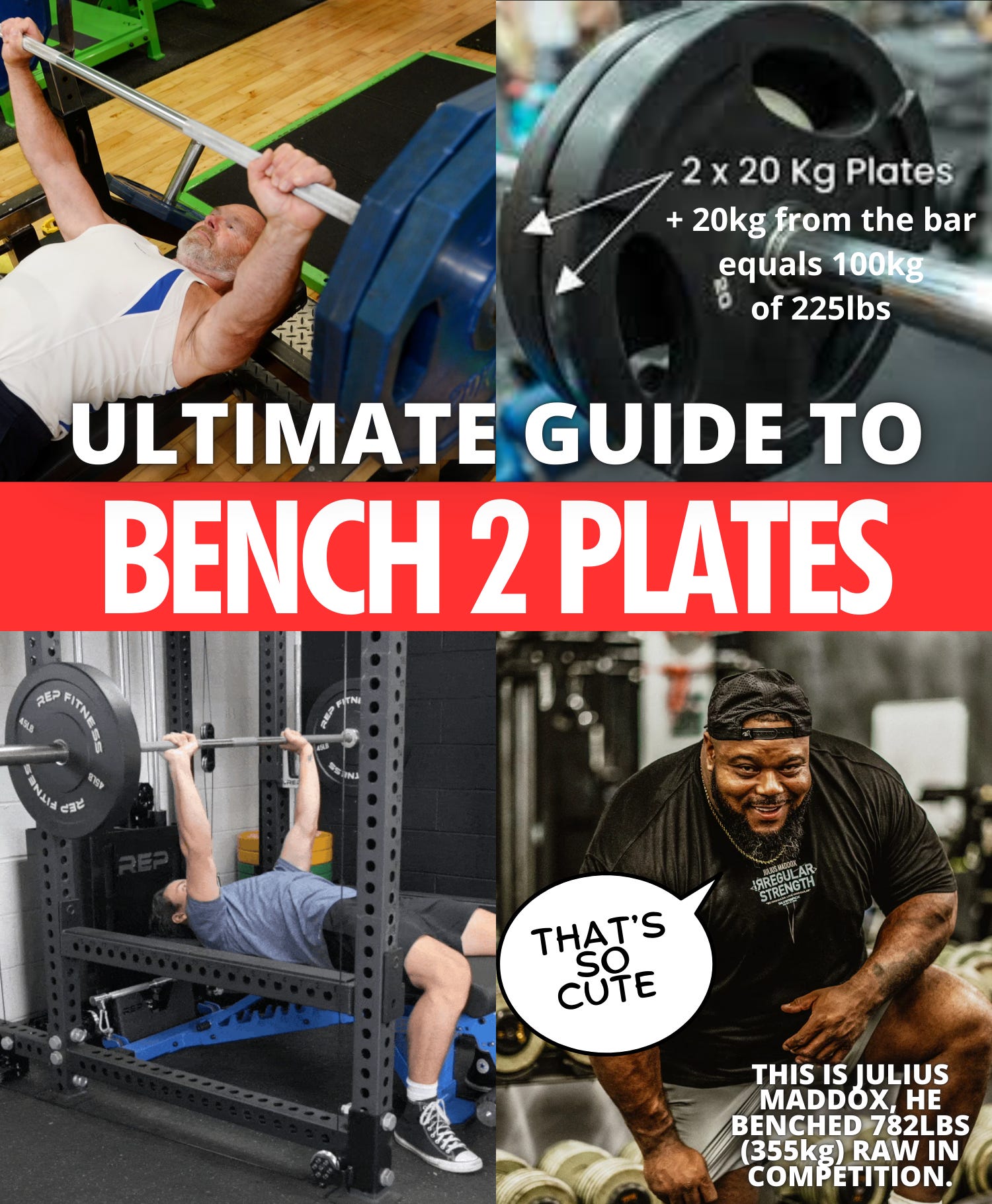 BENCH 225—THE ULTIMATE GUIDE TO BENCHING 2 PLATES