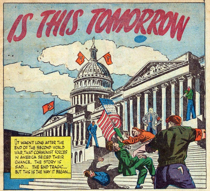 The Red Scare as Celestial Theater : In Three Acts