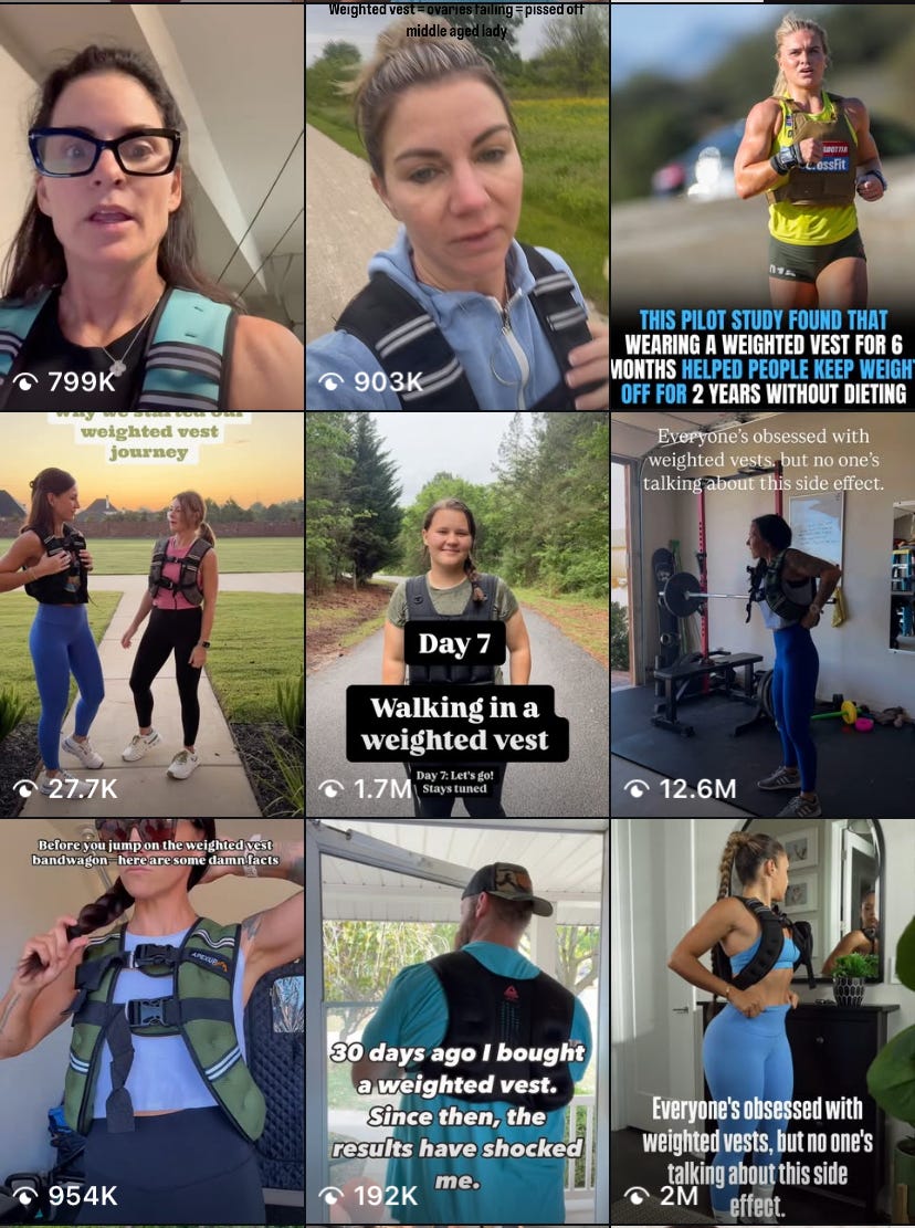 Ugh, I have to do a whole weighted vest thing, don’t I.