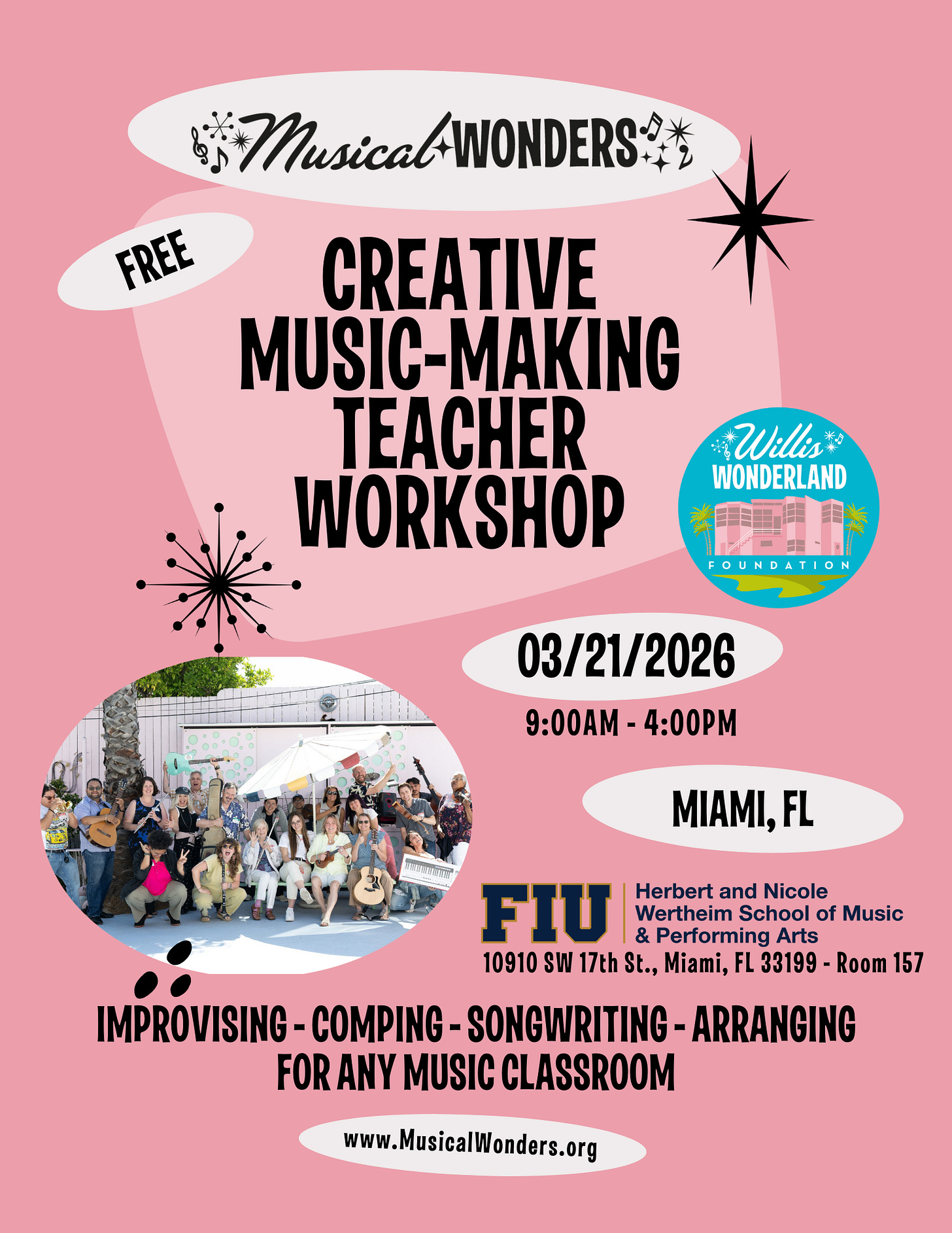 Miami Area Creative Music Making-Workshop