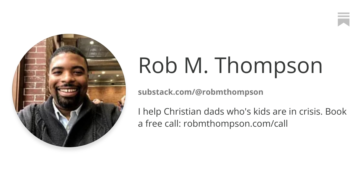 Rob M. Thompson | Substack