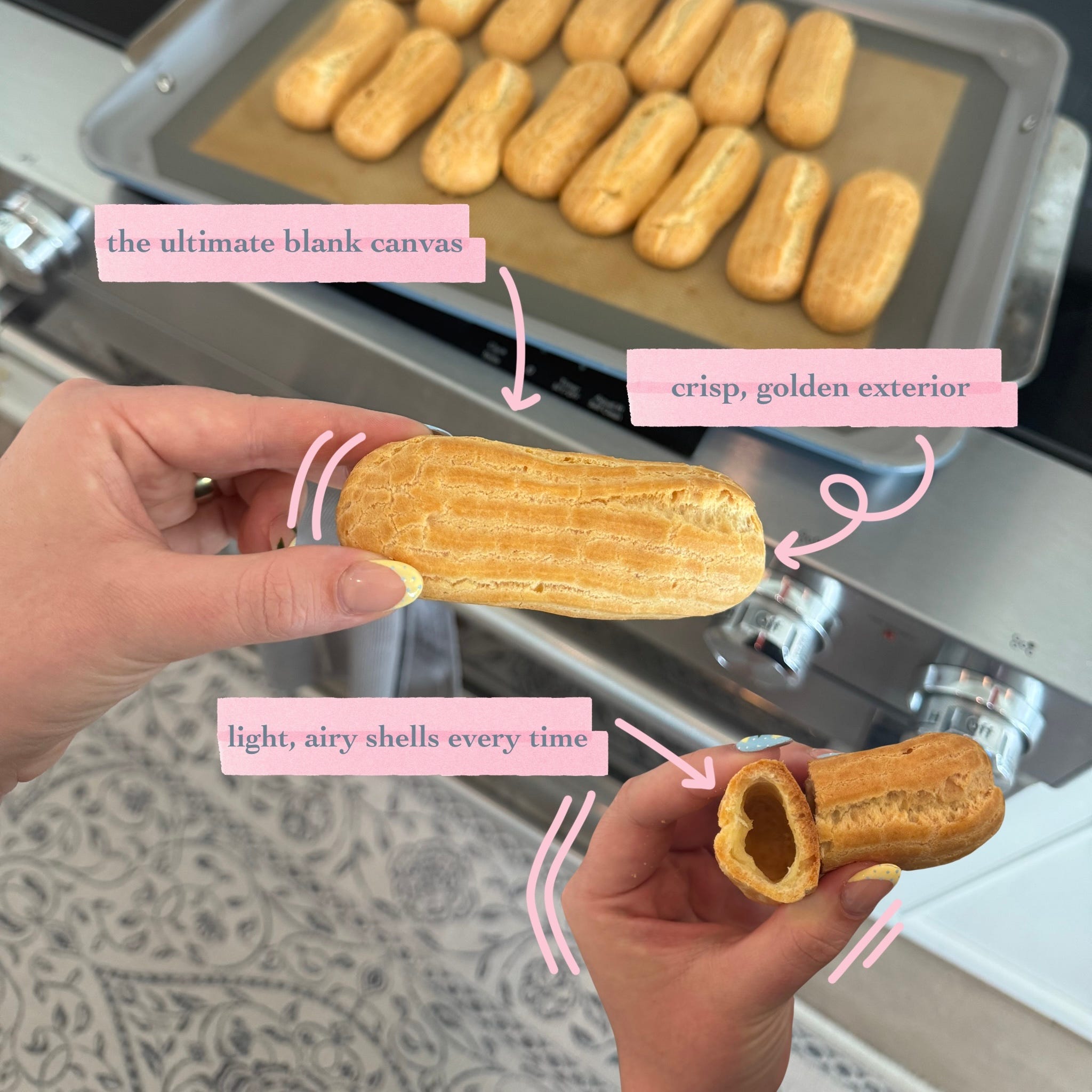 pâte à choux that you won't mess up - by Skylar Toth
