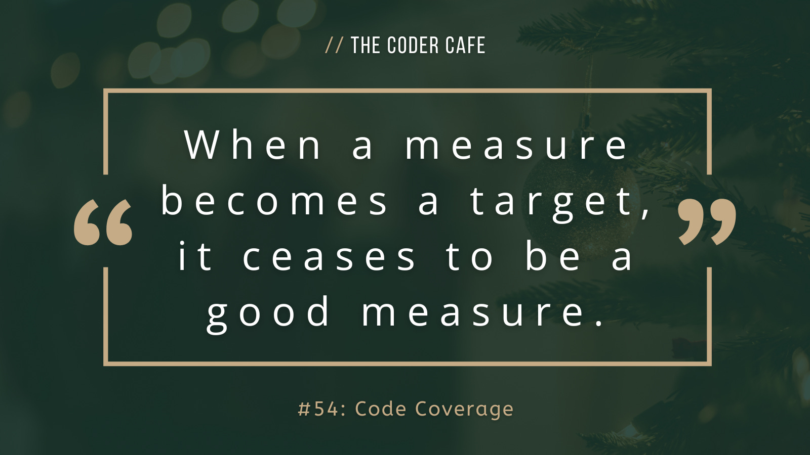 Code Coverage: Using Judgment Over Rigid Percentage Goals