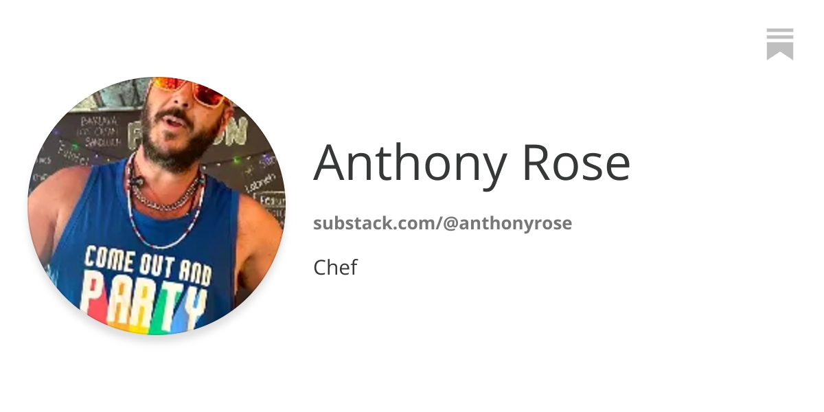 Anthony Rose | Substack