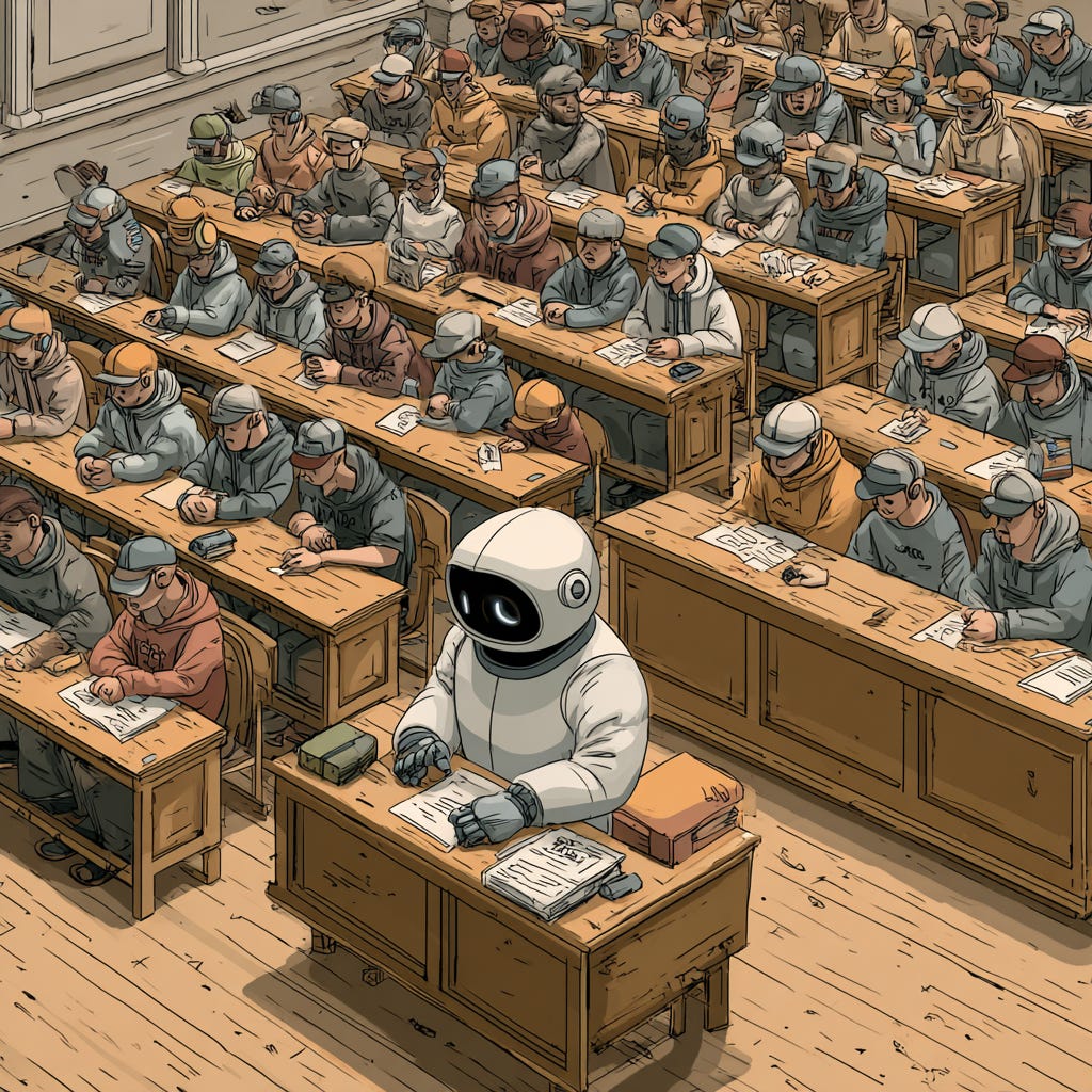 Teaching with AI: strategies against cheating