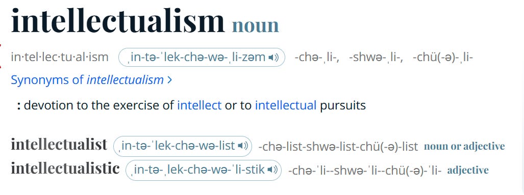 Pro-Intellectualism - by Matthew J Maichen