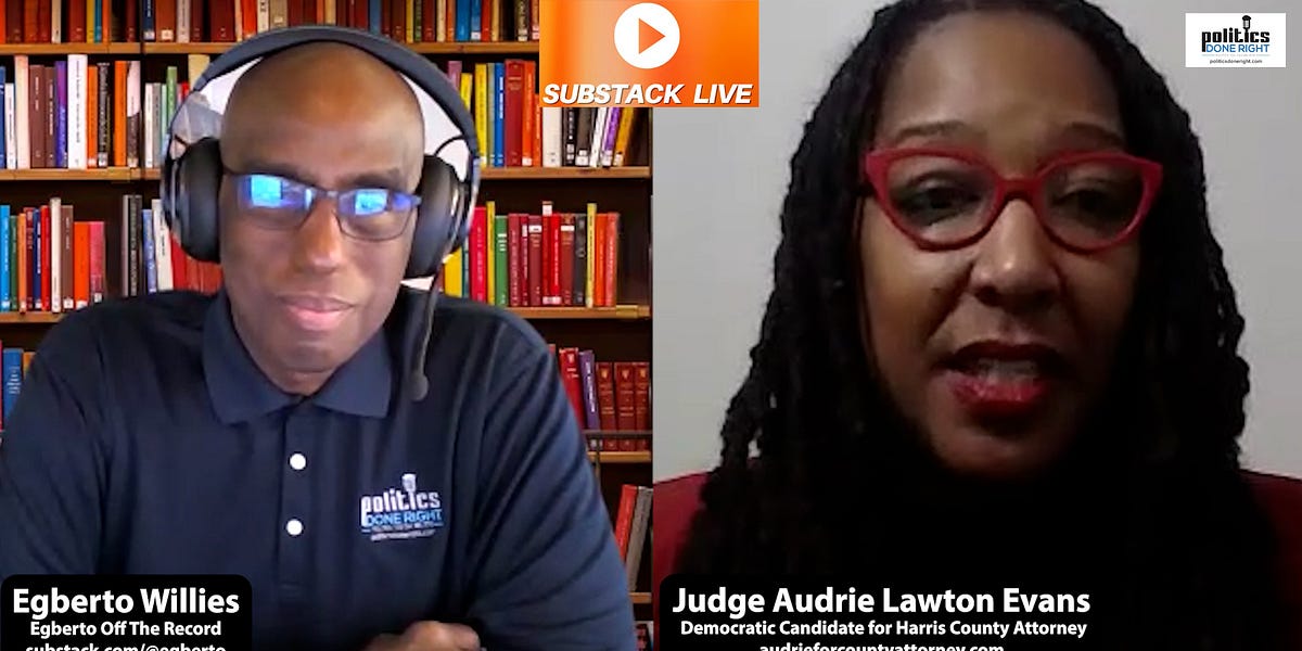 Why Harris County Needs a People’s Lawyer: Judge Audrie Lawton Evans ...