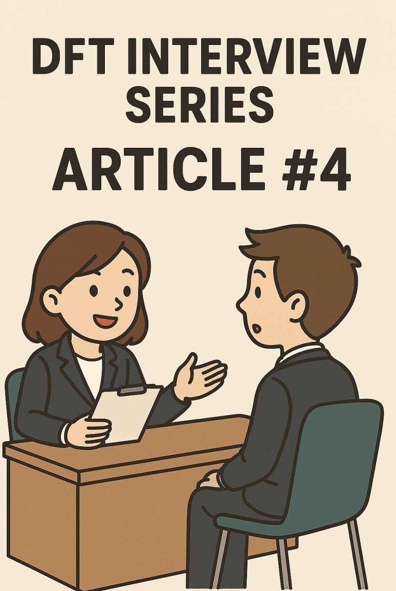 DFT Interview : Article #4 - Vidisha’s Substack