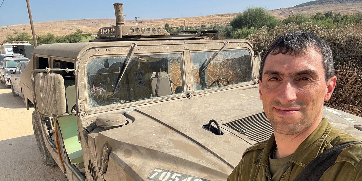 "Just so you know" — A reservist's letter from the front