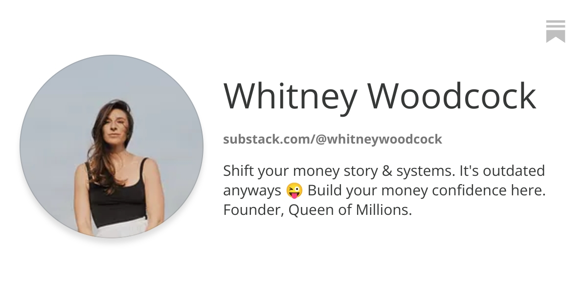 Whitney Woodcock | Substack