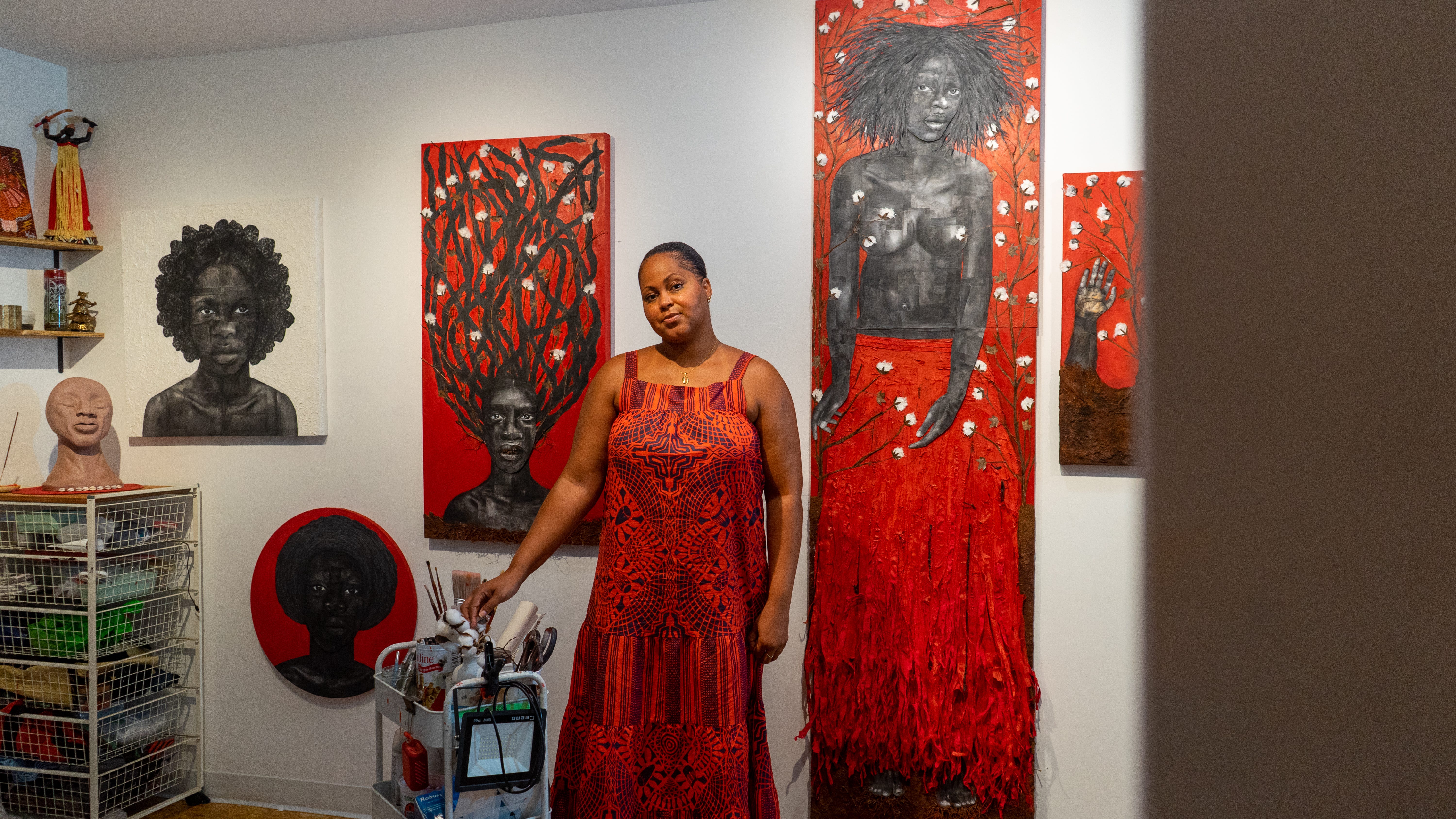 In the studio with Paula Mans - by Shelby Hubbard