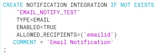 Snowflake Email Notifications - Finally!!!