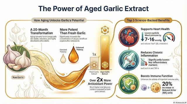 Aged Garlic Extract (AGE): Health Benefits Backed by Science (2026)