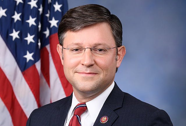 Representative Mike Johnson's First Act