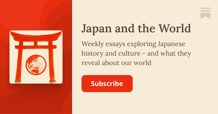 Japan and the World | Christopher Harding | Substack