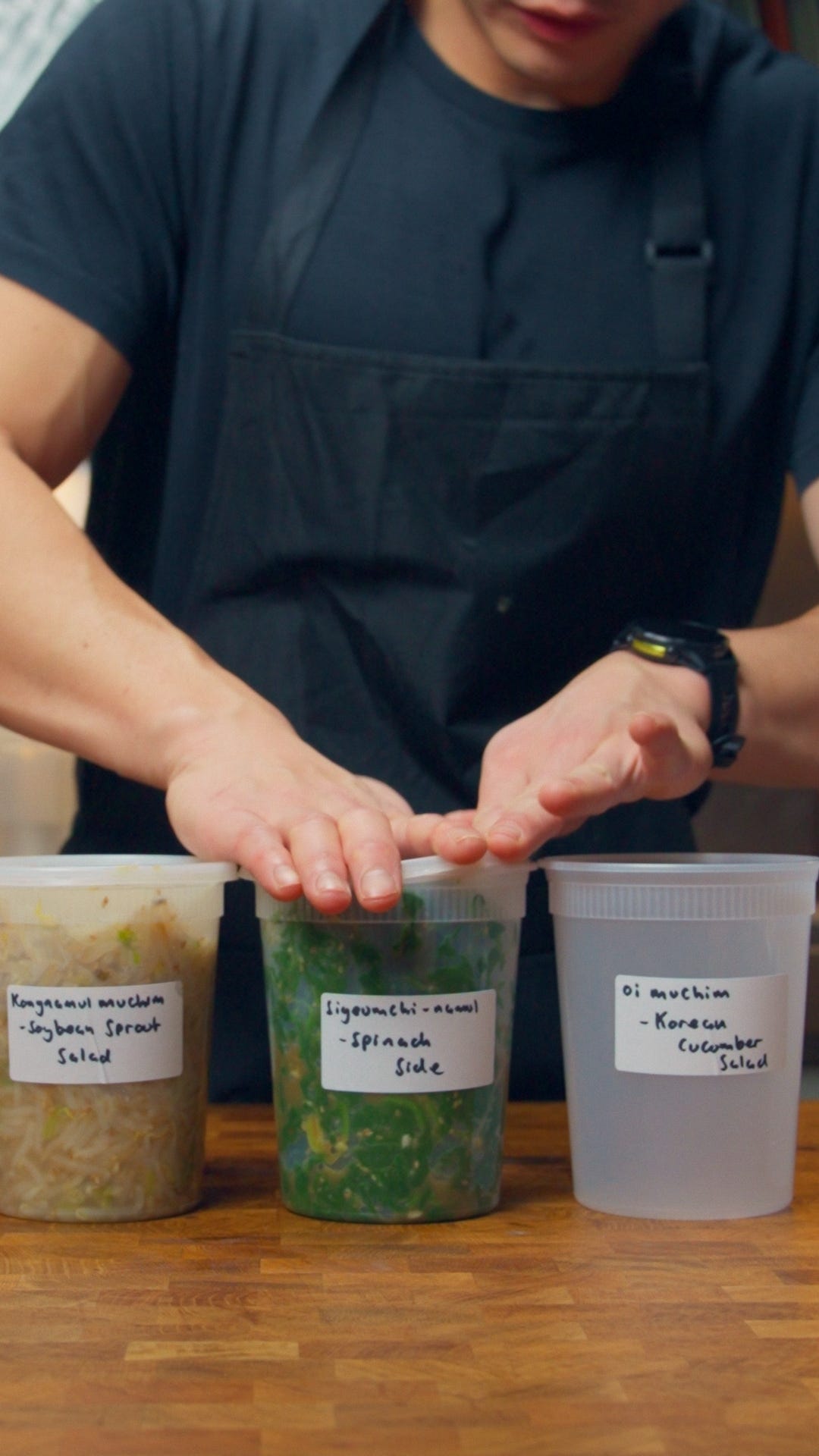 Korean Vegetable side dishes (Banchan) - by Daniel Bui