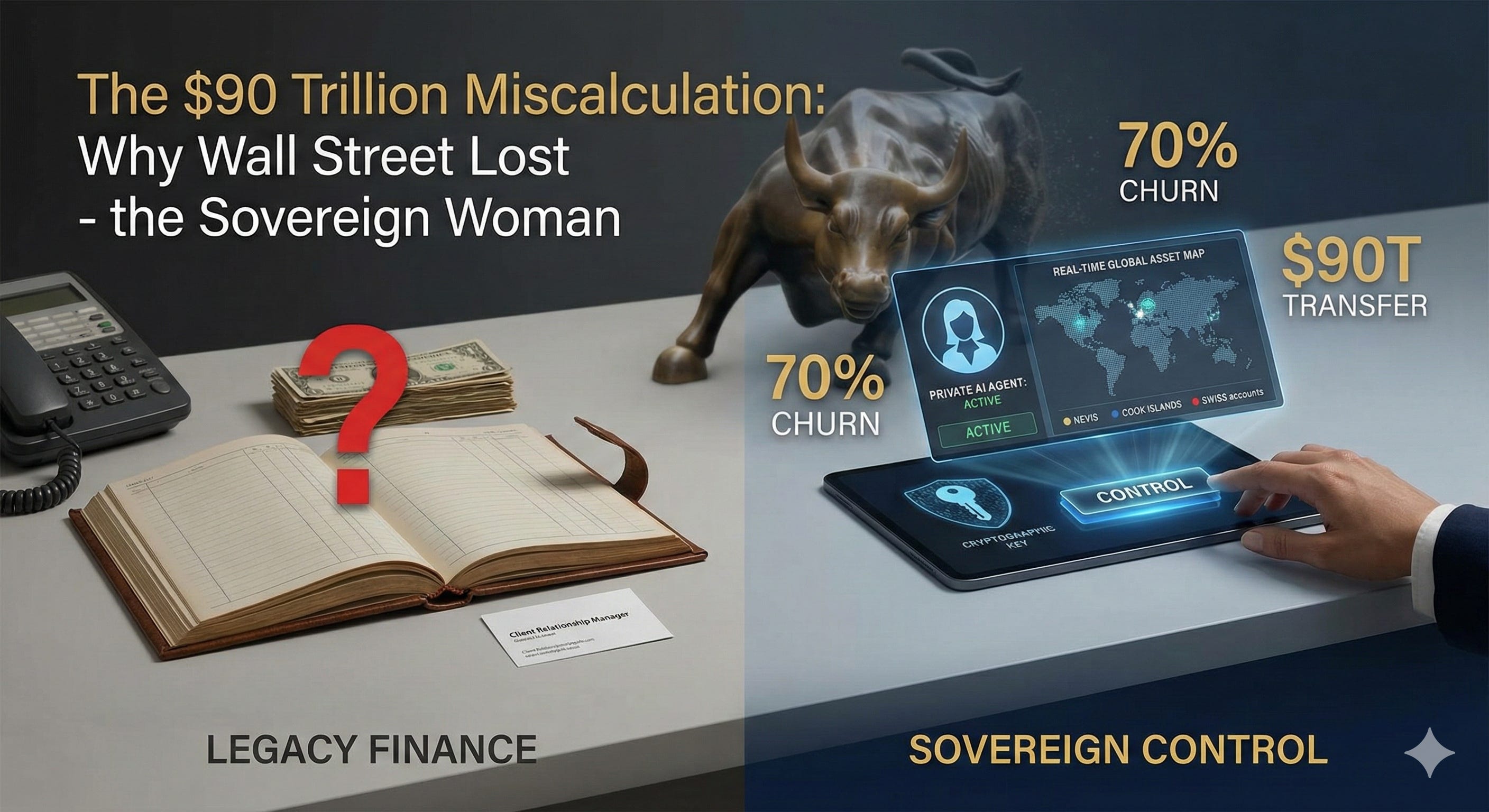 The $90 Trillion Miscalculation: Why Wall Street Lost the Sovereign Woman