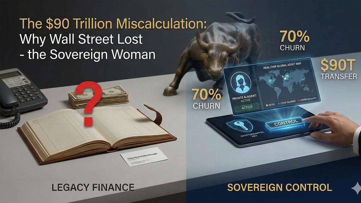The $90 Trillion Miscalculation: Why Wall Street Lost the Sovereign Woman