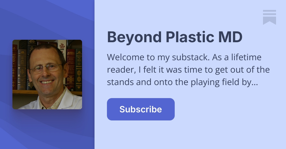 Beyond Plastic MD | Richard Tavares Bosshardt | Substack