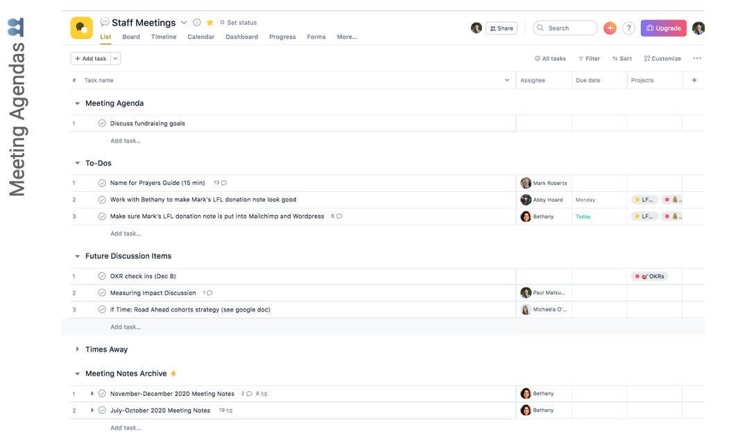 How I Use Asana to Manage My Organization’s Work and Teams