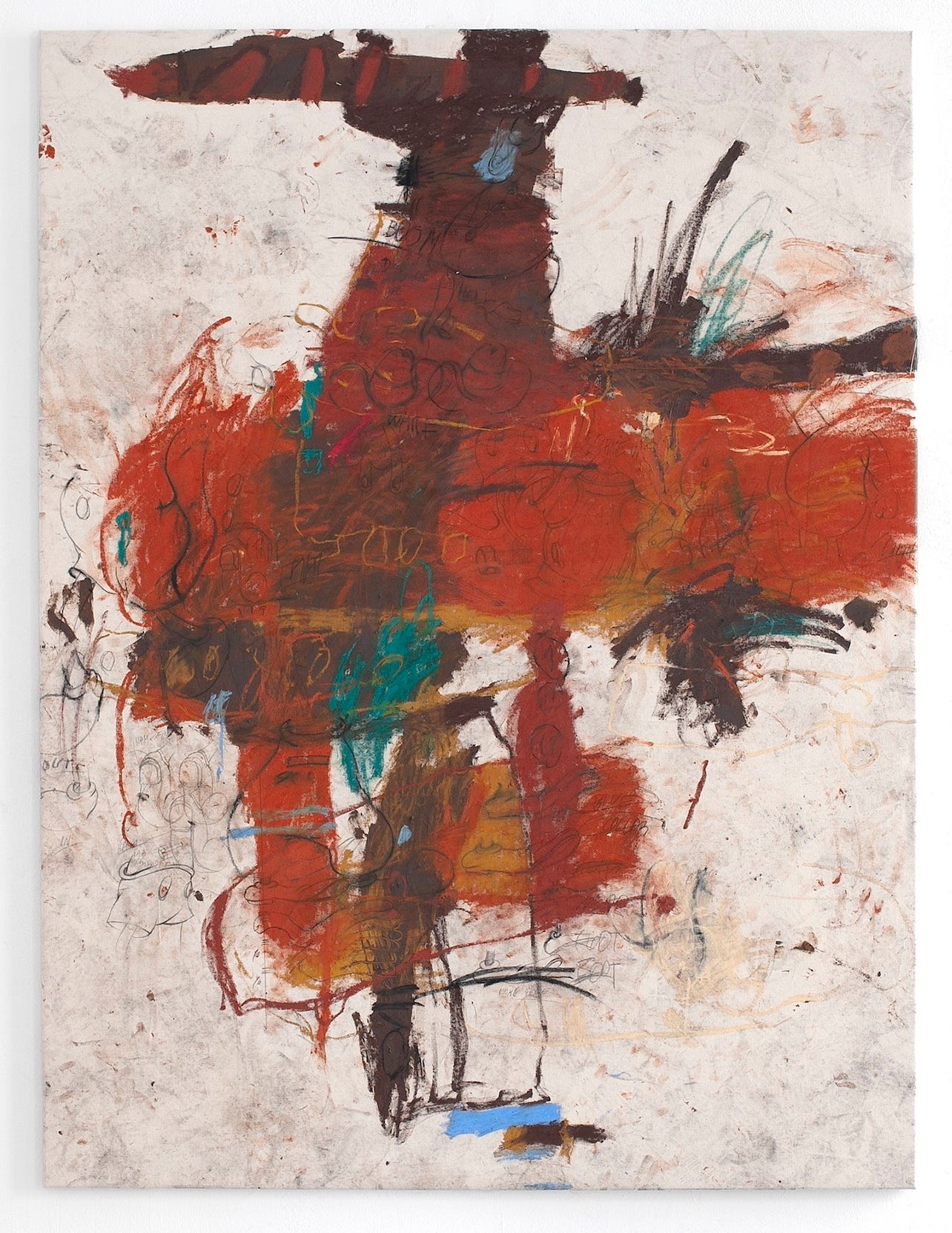 Ester Parasková’s Paintings Fuse Expressive Marks with Distorted Drawings